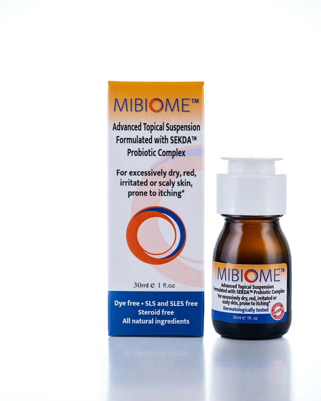 MiBiome Natural Topical Suspension Treatment for Eczema, Psoriasis ...