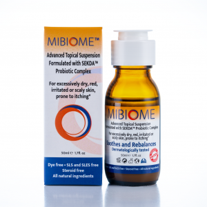 MiBiome Advanced Topical Suspension for sooth dry itchy red skin