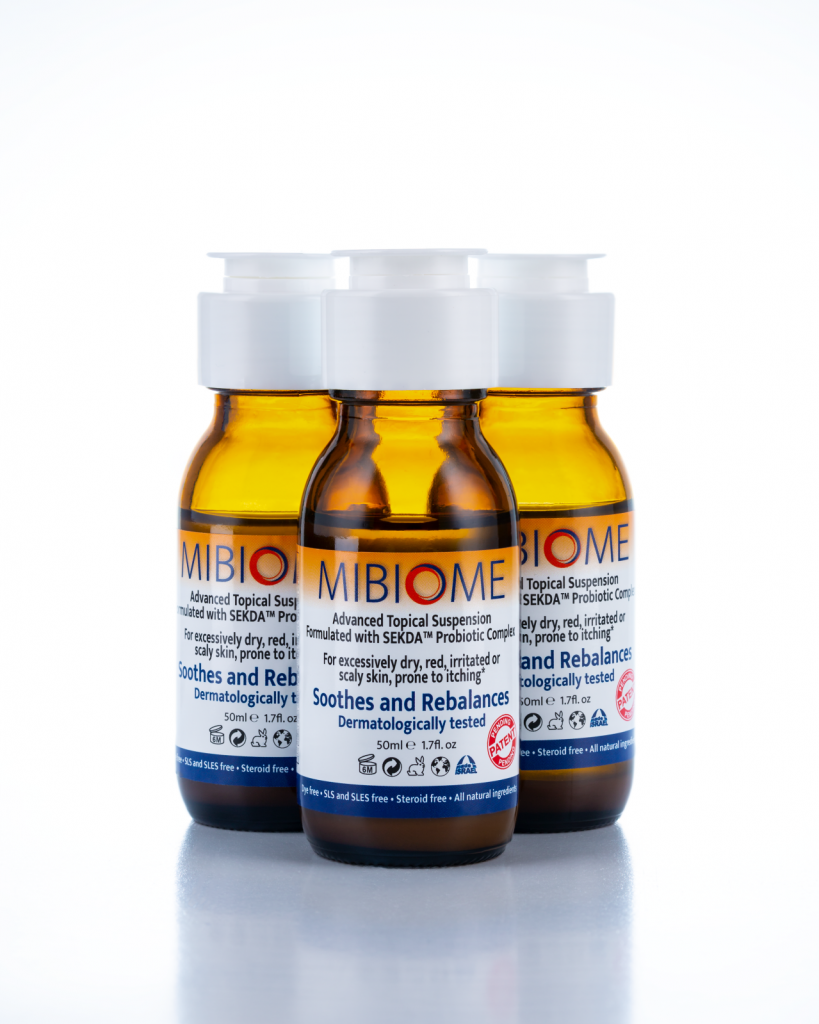 3 X MiBiome Natural Topical Suspension Treatment for Eczema, Psoriasis ...